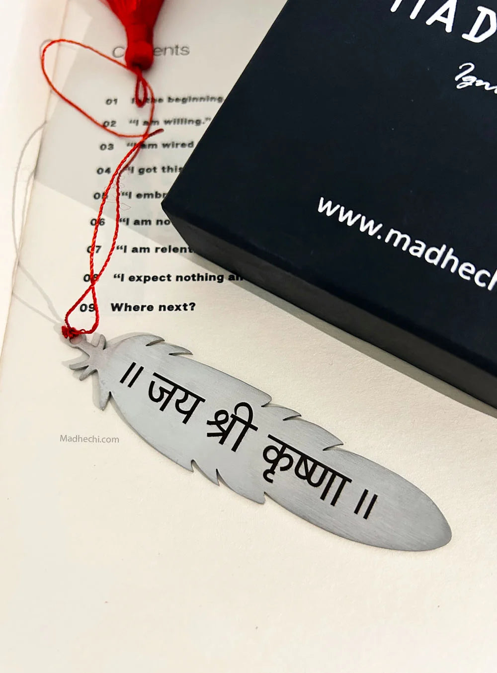 Jai Shree Krishna Bookmark – Madhechi