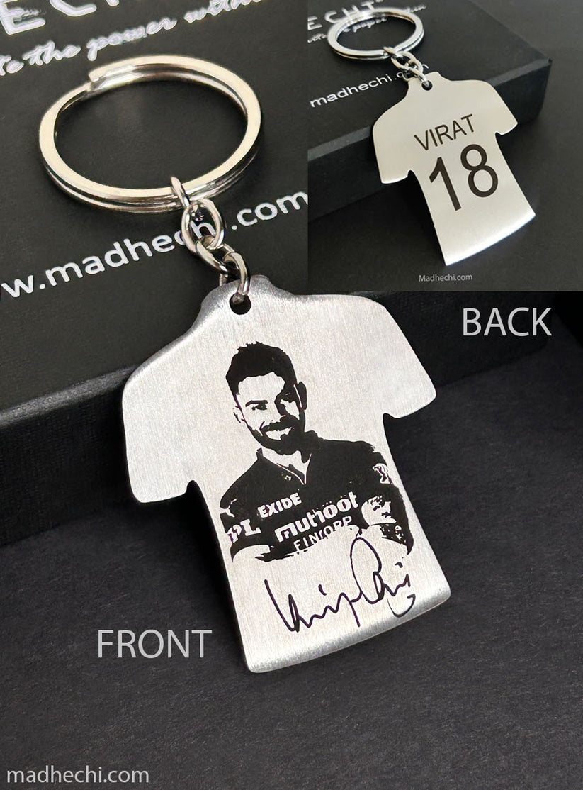 Buy Virat Keychain | Virat Kohli Face Keychain | Madhechi
